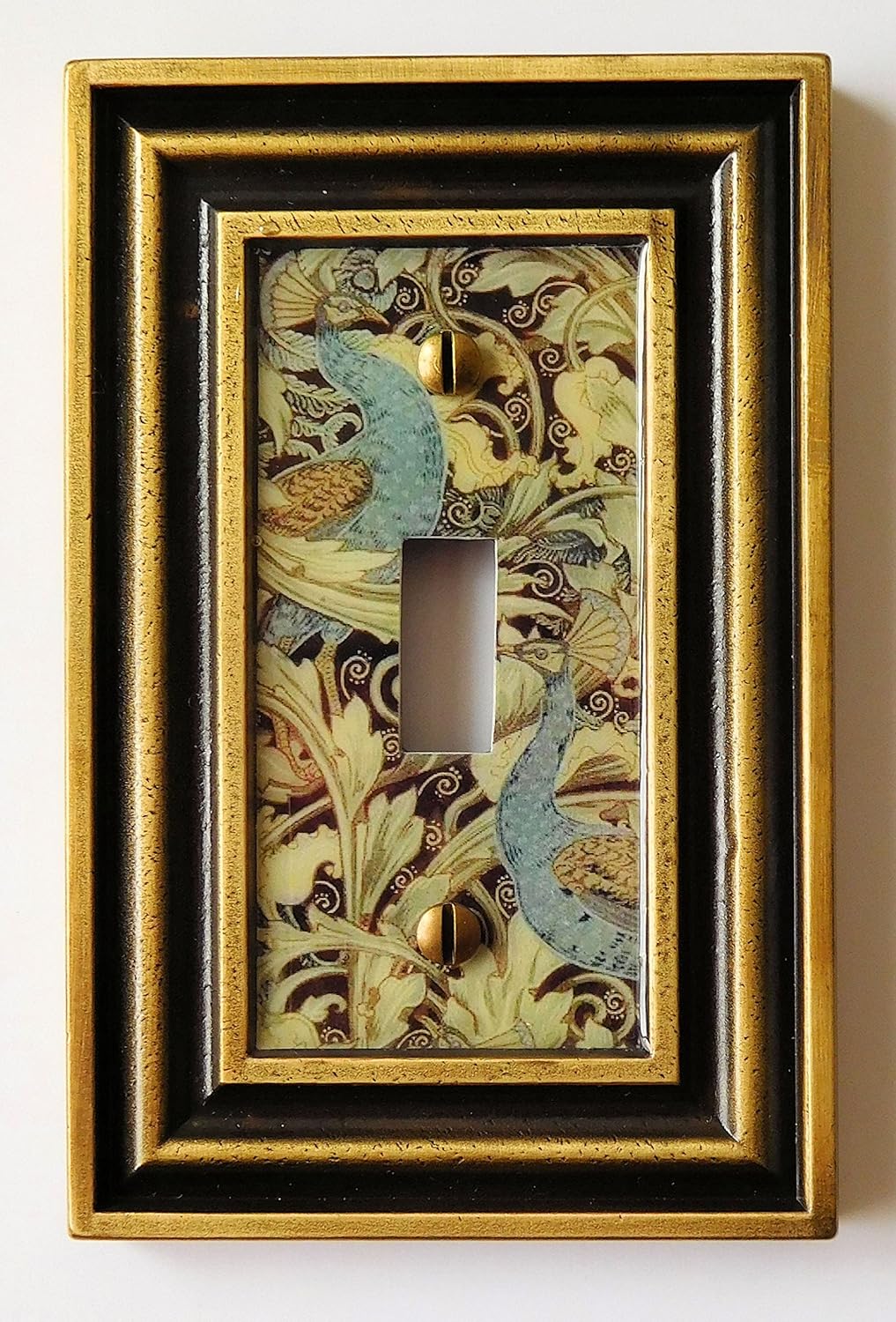 Amazon.com: Peacock Garden Art Nouveau Light Switch Cover : Tools ...