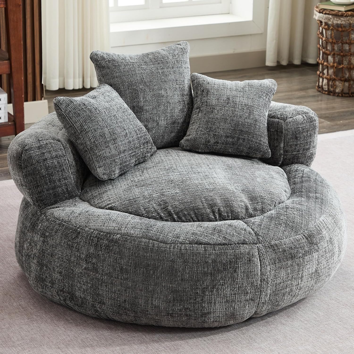 Amazon.com: Giant Bean Bag Couch Chairs for Adults, Oversized Lazy Sofa ...