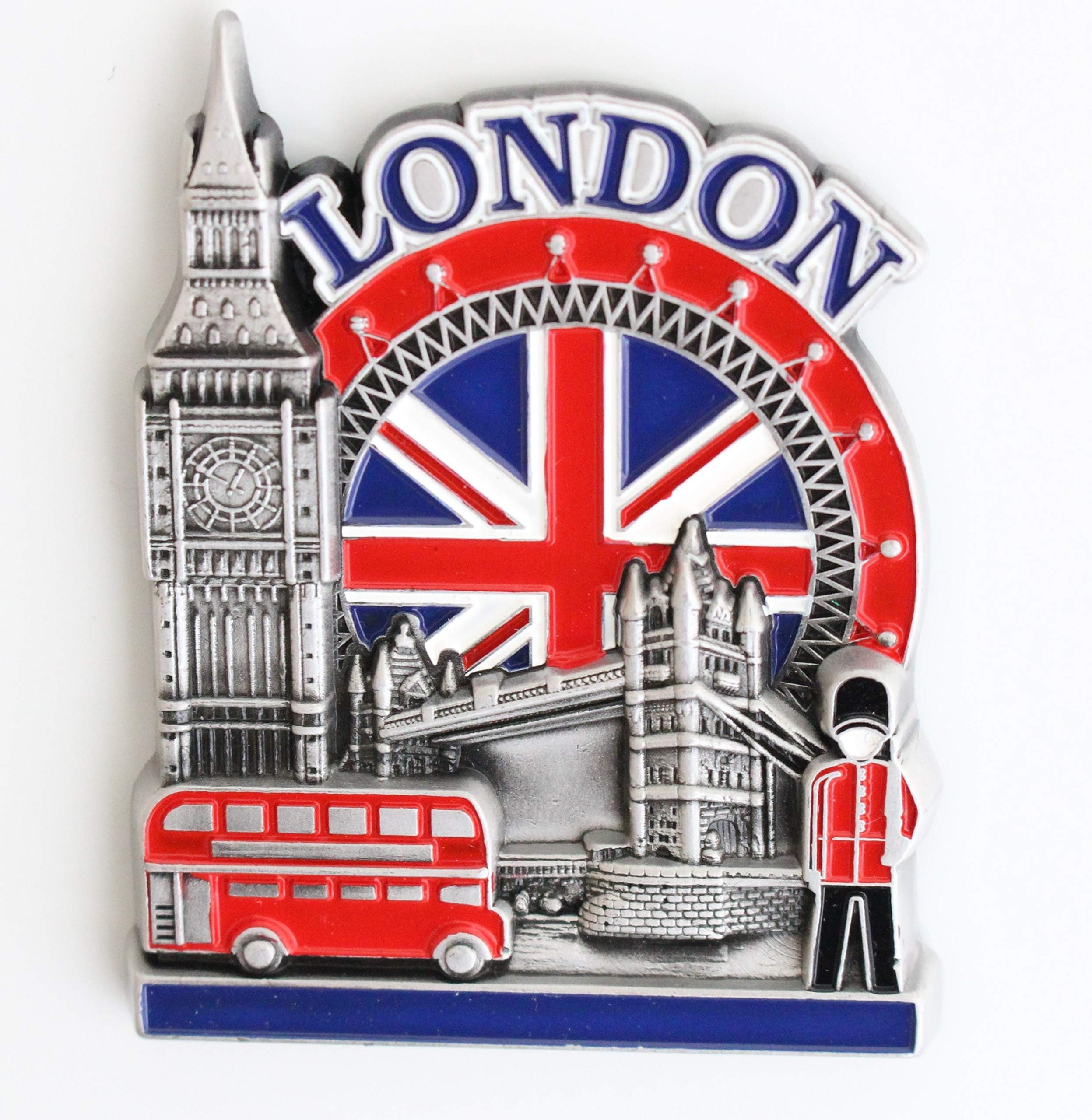 Amazon.com: London UK 3D Telephone Booth Fridge Magnet Souvenir Gift ...