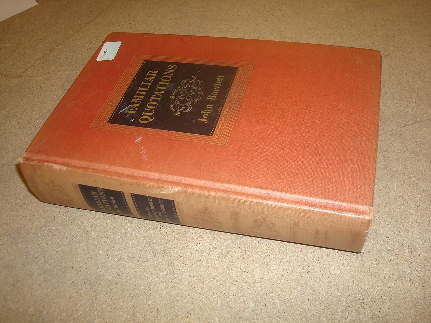 Familiar Quotations: John Bartlett: Amazon.com: Books