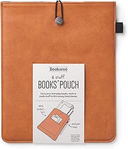 Bookaroo Book & Stuff Pouch Brown: If USA: 5035393433017: Amazon.com ...