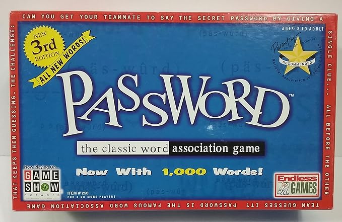 Amazon.com: Endless Games Password 3rd Edition : Toys & Games