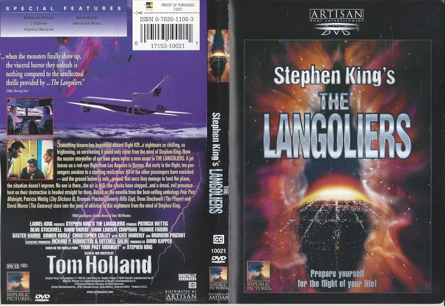 Stephen King's The Langoliers: Amazon.ca: Patricia Wettig, Dean ...