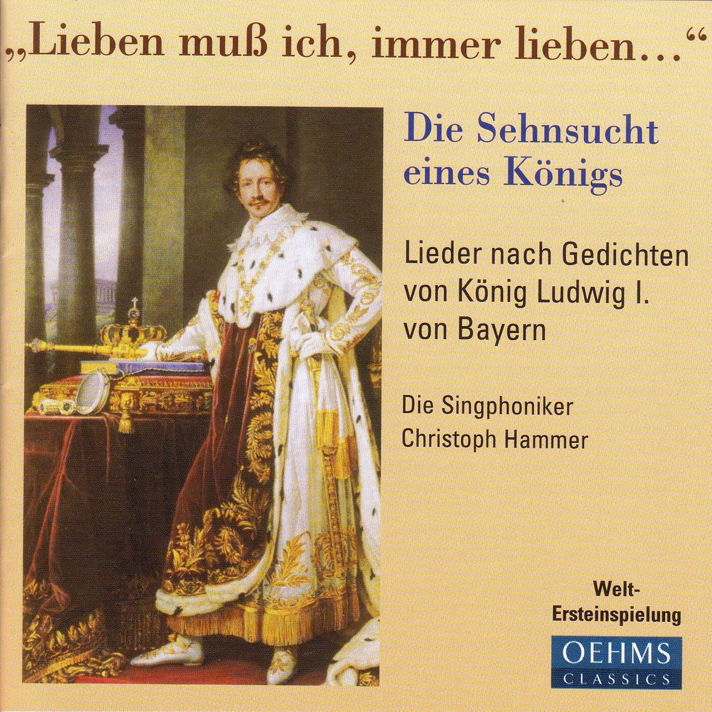 Songs for King Ludwig I of Bavaria - Songs for King Ludwig I of Bavaria ...