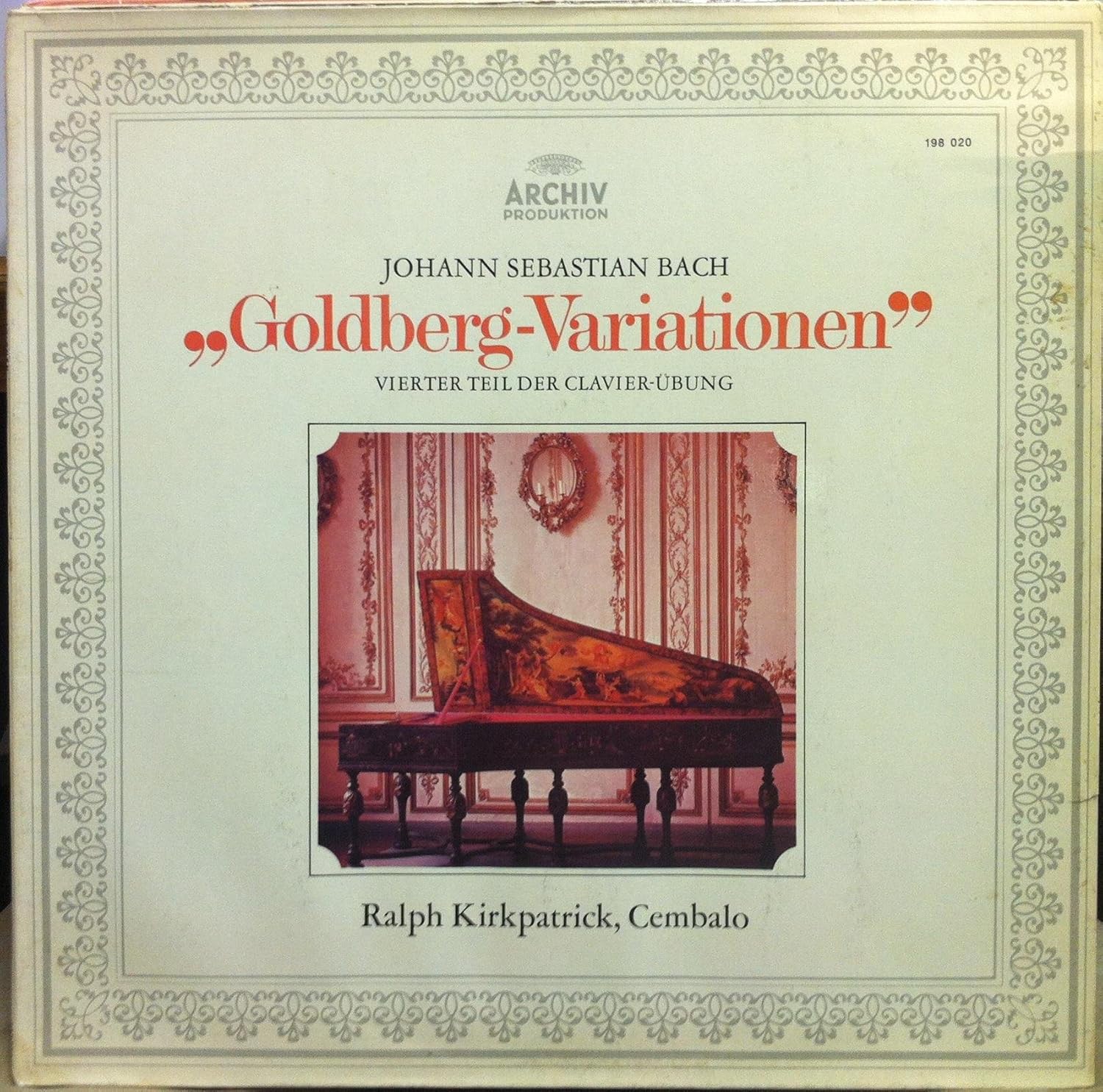 Amazon.com: RALPH KIRKPATRICK BACH THE GOLDBERG VARIATIONS vinyl record ...