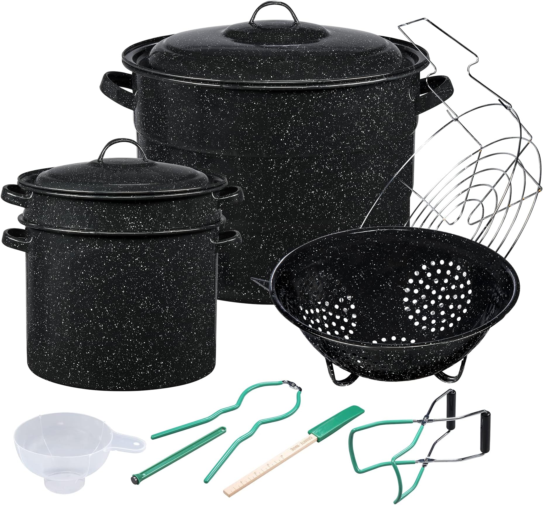 Amazon.com: Fulgutonit Stainless Steel Canning Pot 21.5QT with Rack ...