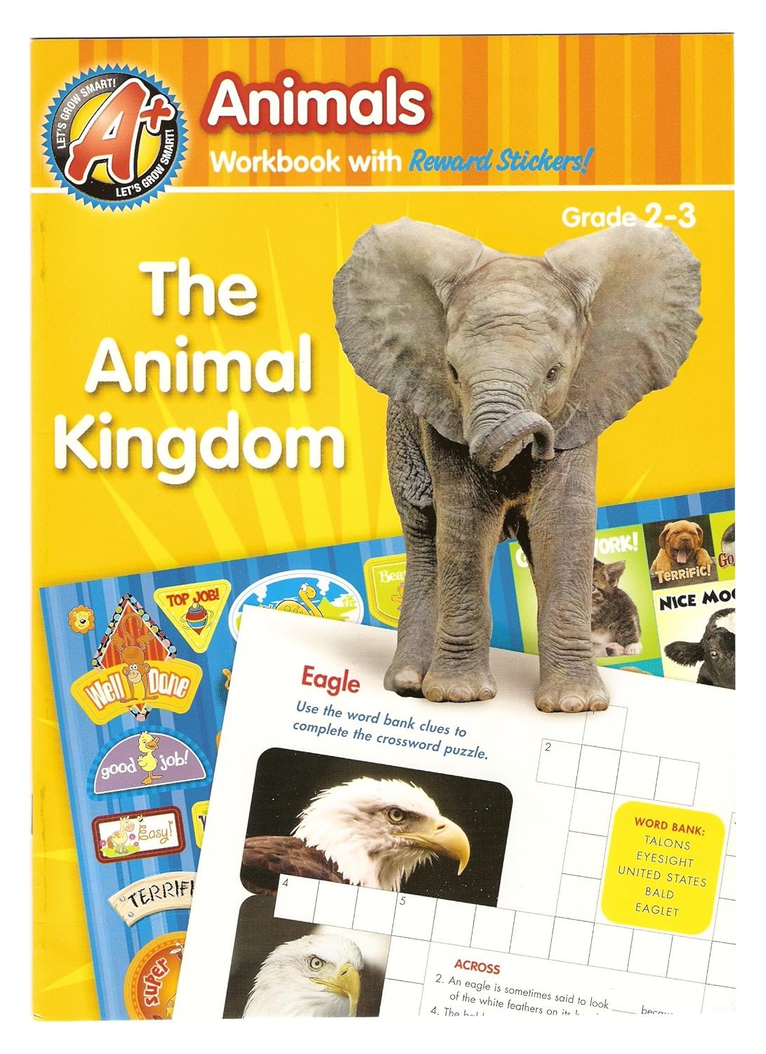 Let's Grow Smart! (Animals Workbook with Reward Stickers!, Grade 2-3 ...
