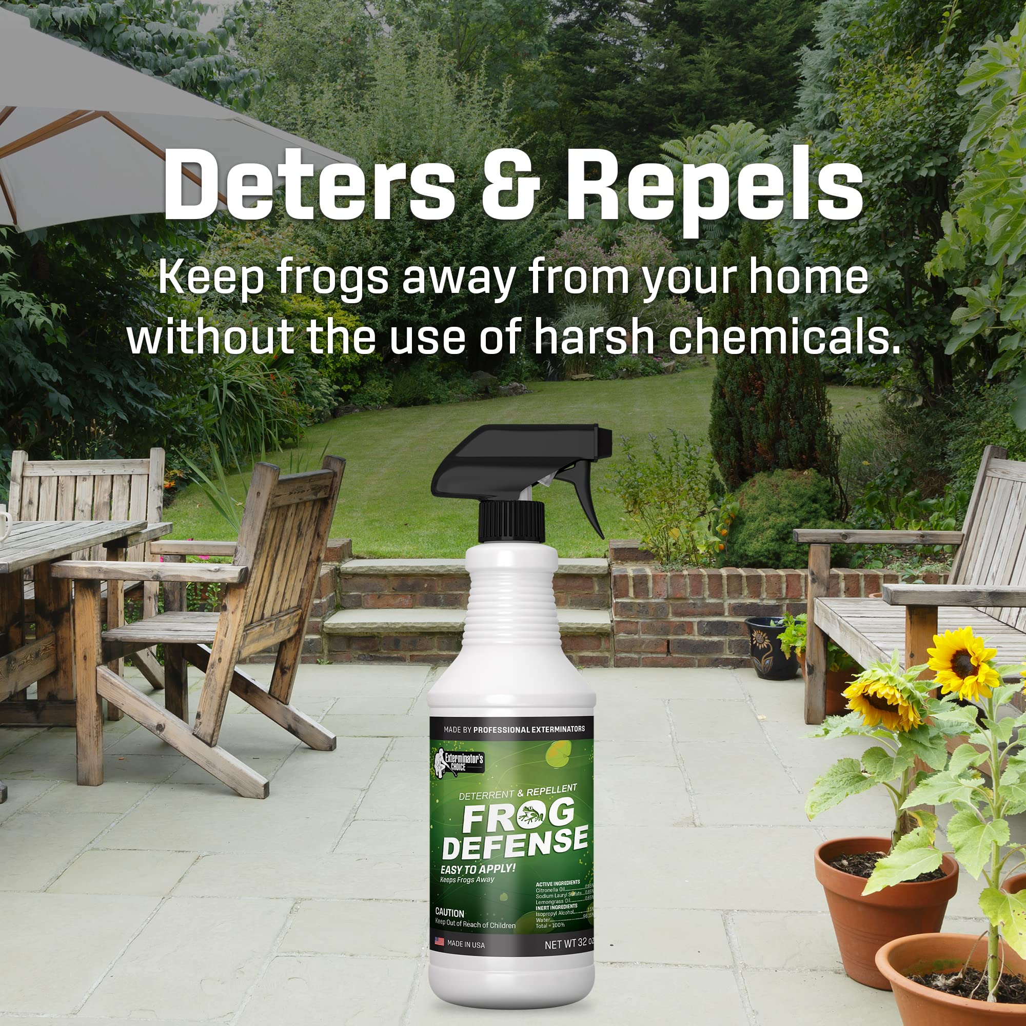 Frog Repellent Products Multipurpose Insect Repellent Spray With Sun