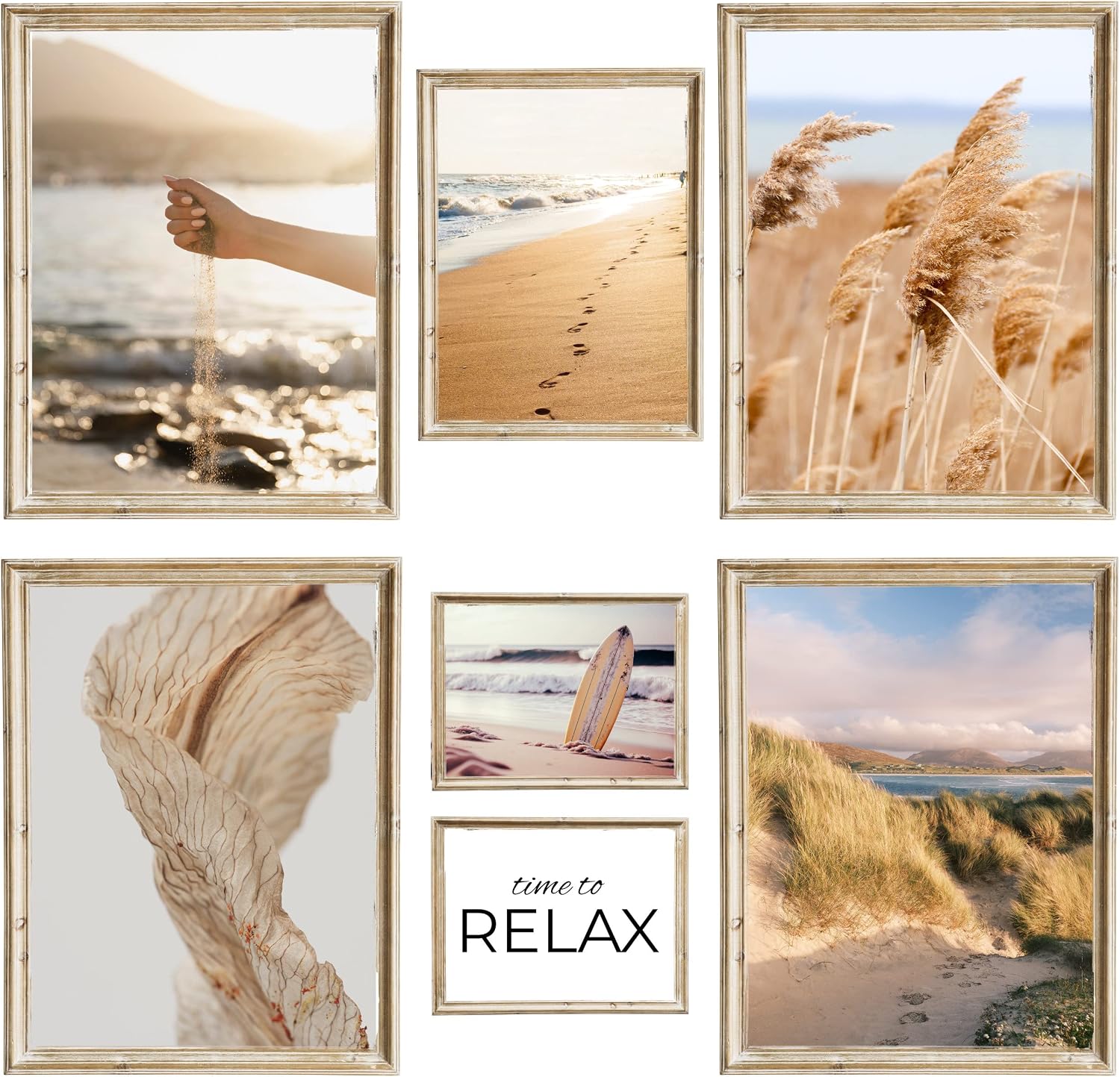 Amazon.de: Laurea Verde Poster Set - STRAND | Wanddeko Wohnzimmer ...