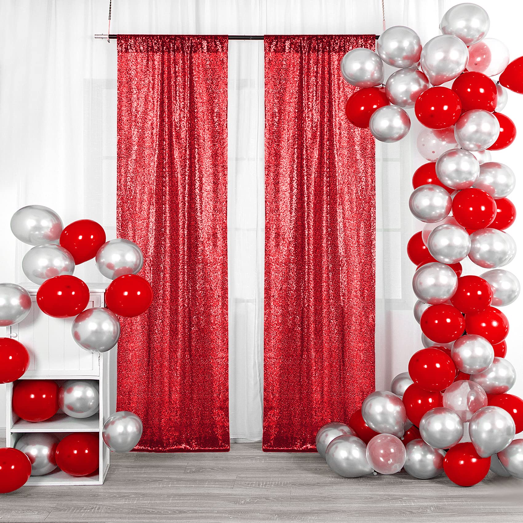 Red And Silver Wedding Theme