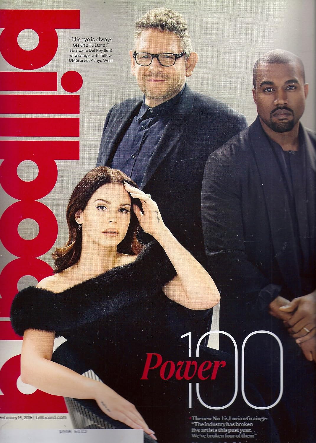 * THE POWER 100 * Lucian Grainge, Kanye West, Lana Del Rey - February ...