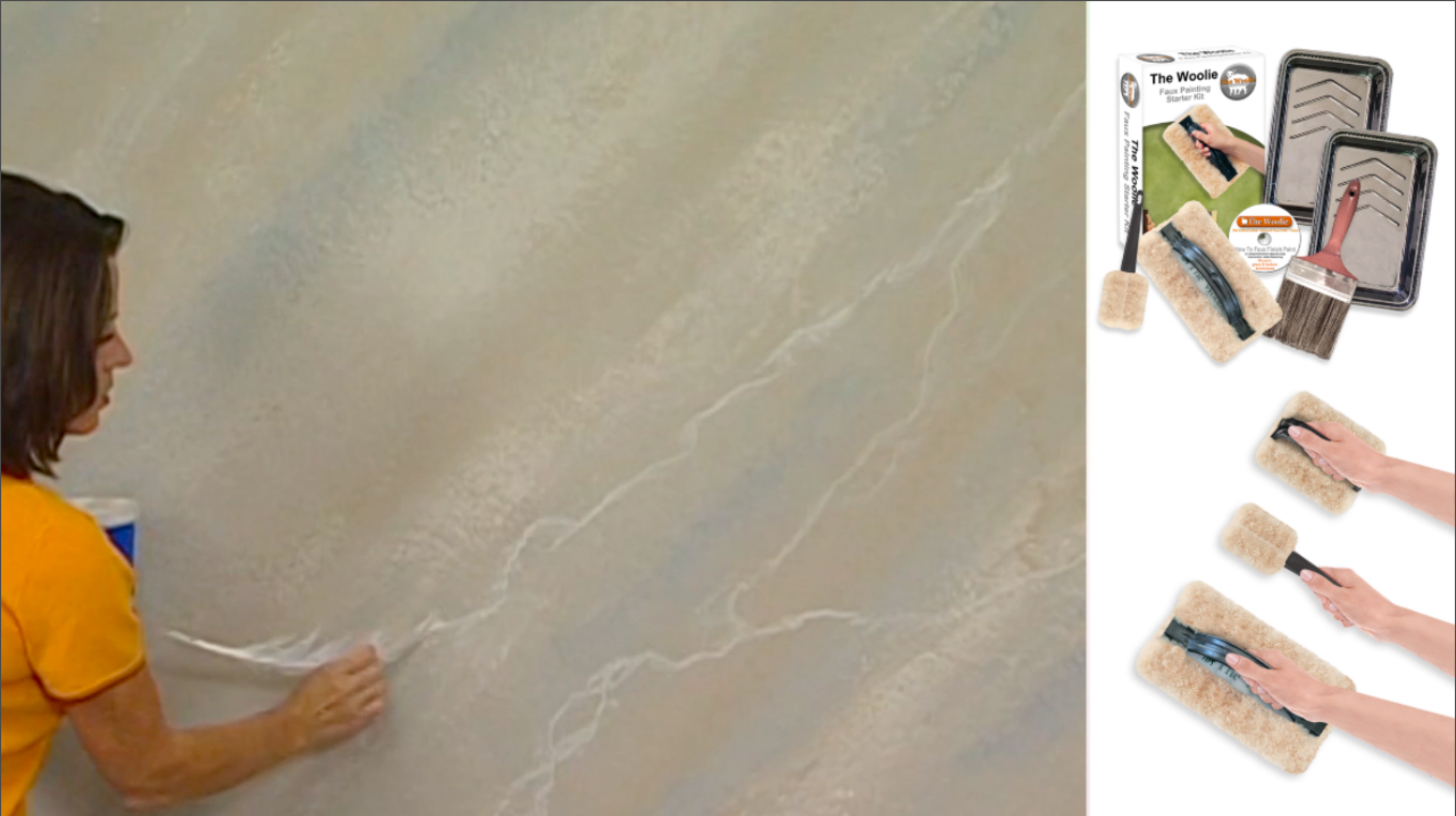 Watch How To Paint a Marble Faux Finish Technique by The Woolie on ...