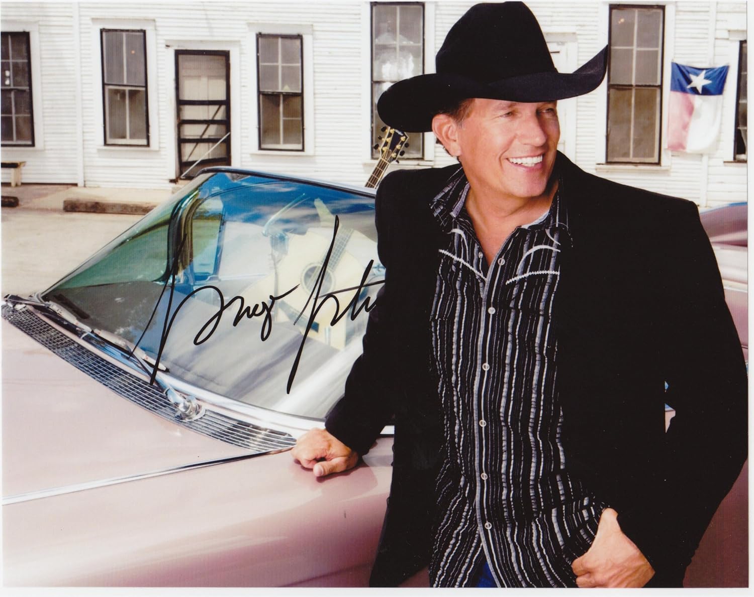 Amazon.com: Kirkland Signature George Strait 8 X 10 Autograph Photo on ...