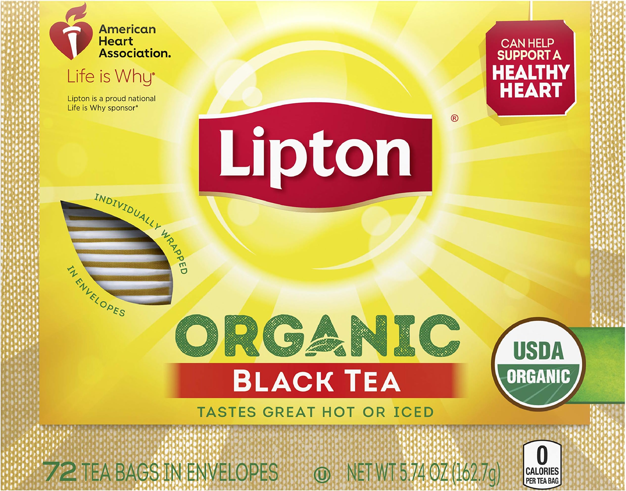 Amazon.com : Lipton Black Tea : Black Teas : Grocery & Gourmet Food