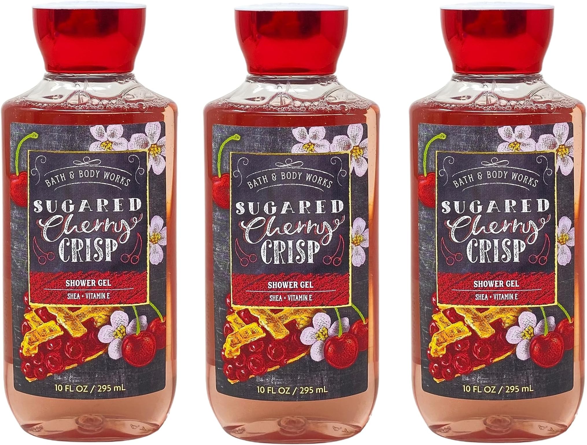 Amazon.com : Bath & Body Works SUGARED CHERRY CRISP Shea + Vitamin E ...