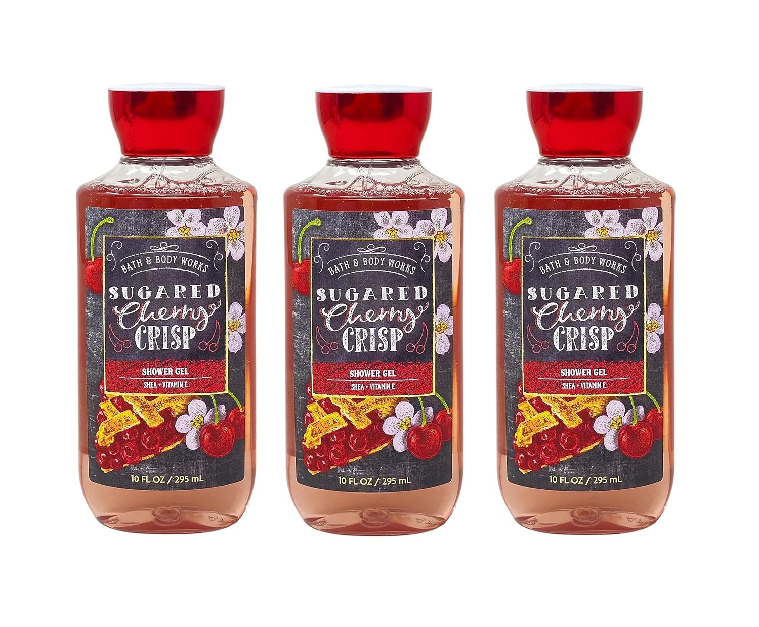 Amazon.com : Bath & Body Works SUGARED CHERRY CRISP Shea + Vitamin E ...