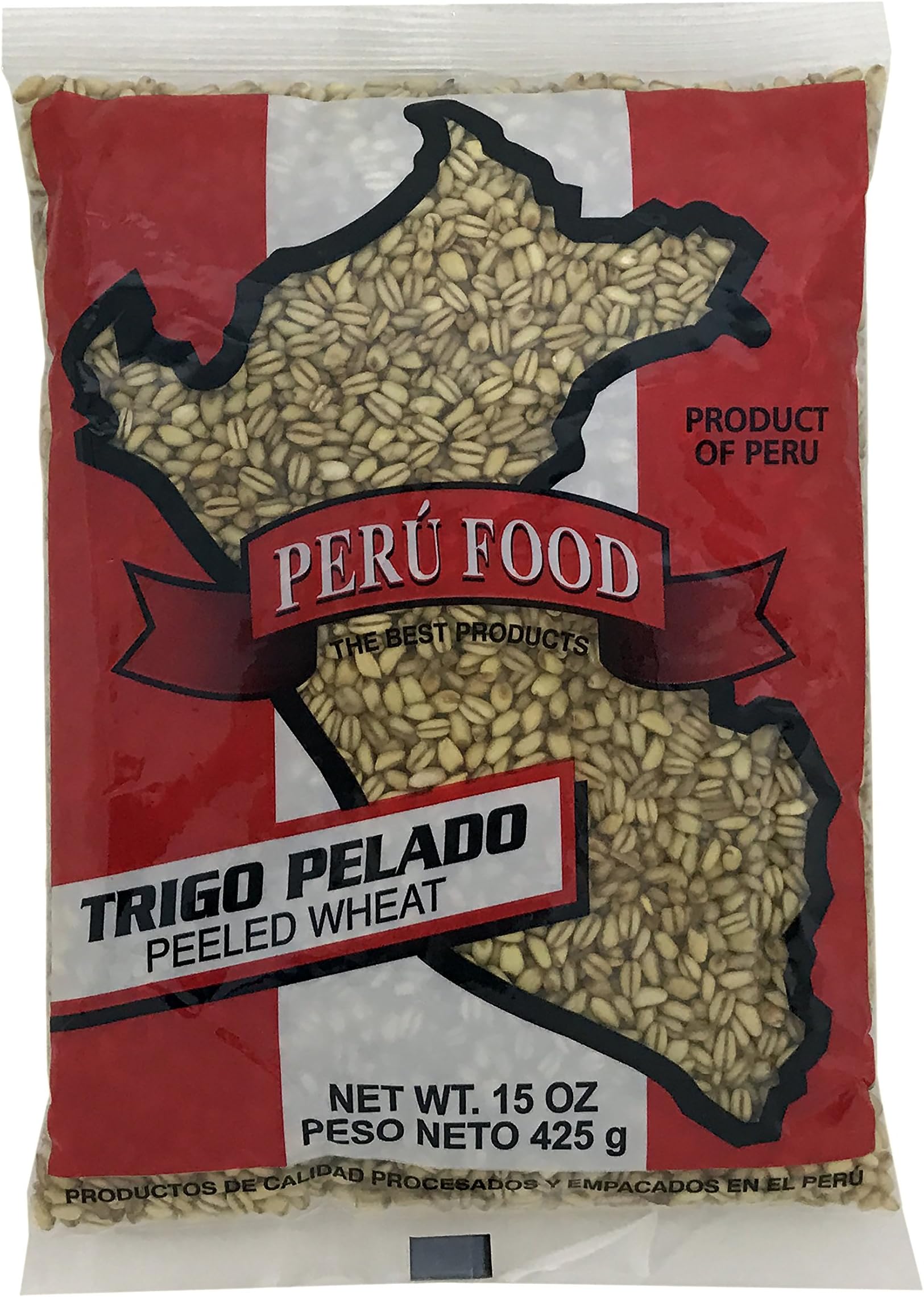 Amazon.com : Peru Food Trigo Pelado Peeled Wheat 15 Oz. : Dried ...