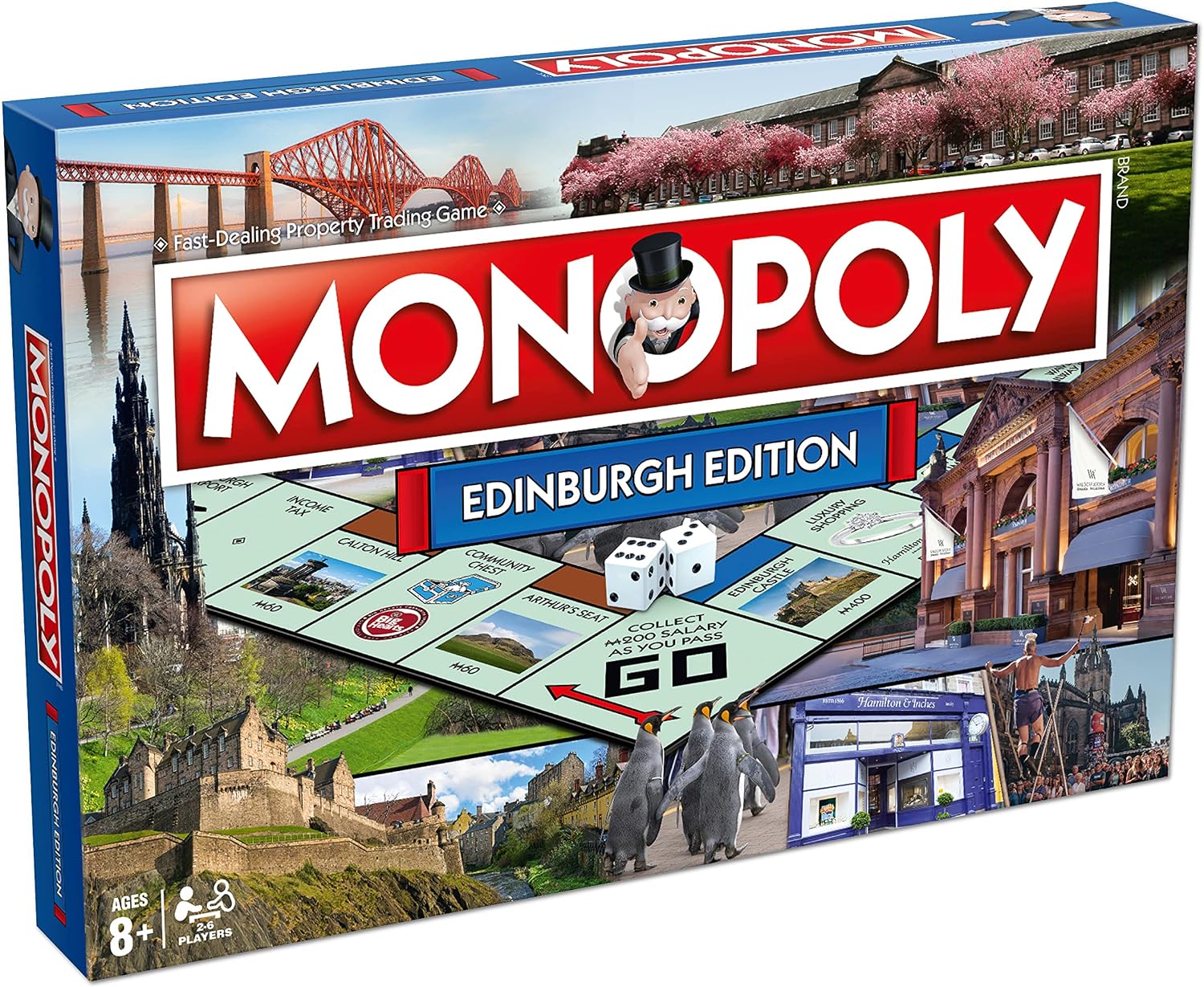 Amazon.com: Monopoly Board Game Edinburgh Edition: 2-6 Players Family ...