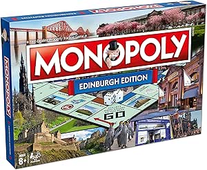 Monopoly Board Game - Edinburgh Edition: 2-6 Players Family Game for ...