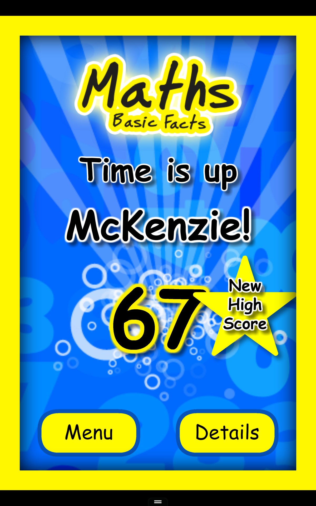 Maths Basic Facts - App on Amazon Appstore