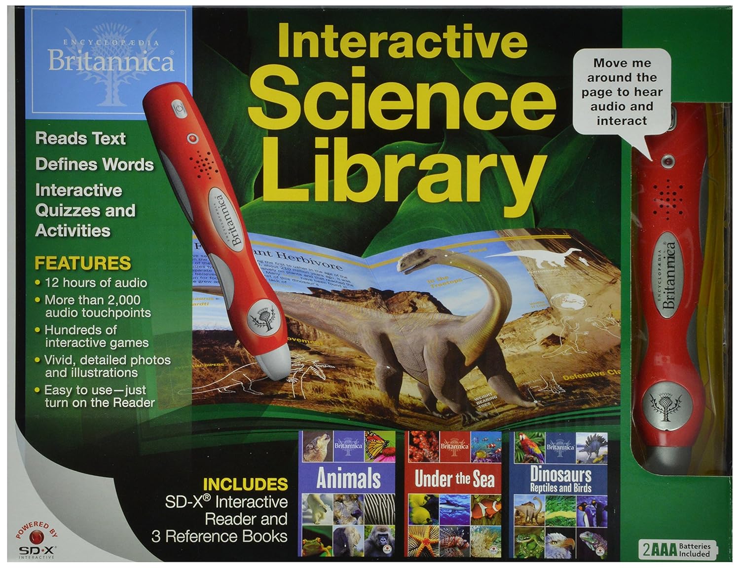 Encyclopedia Britannica Interactive Science Library Dinosaurs, Animals ...