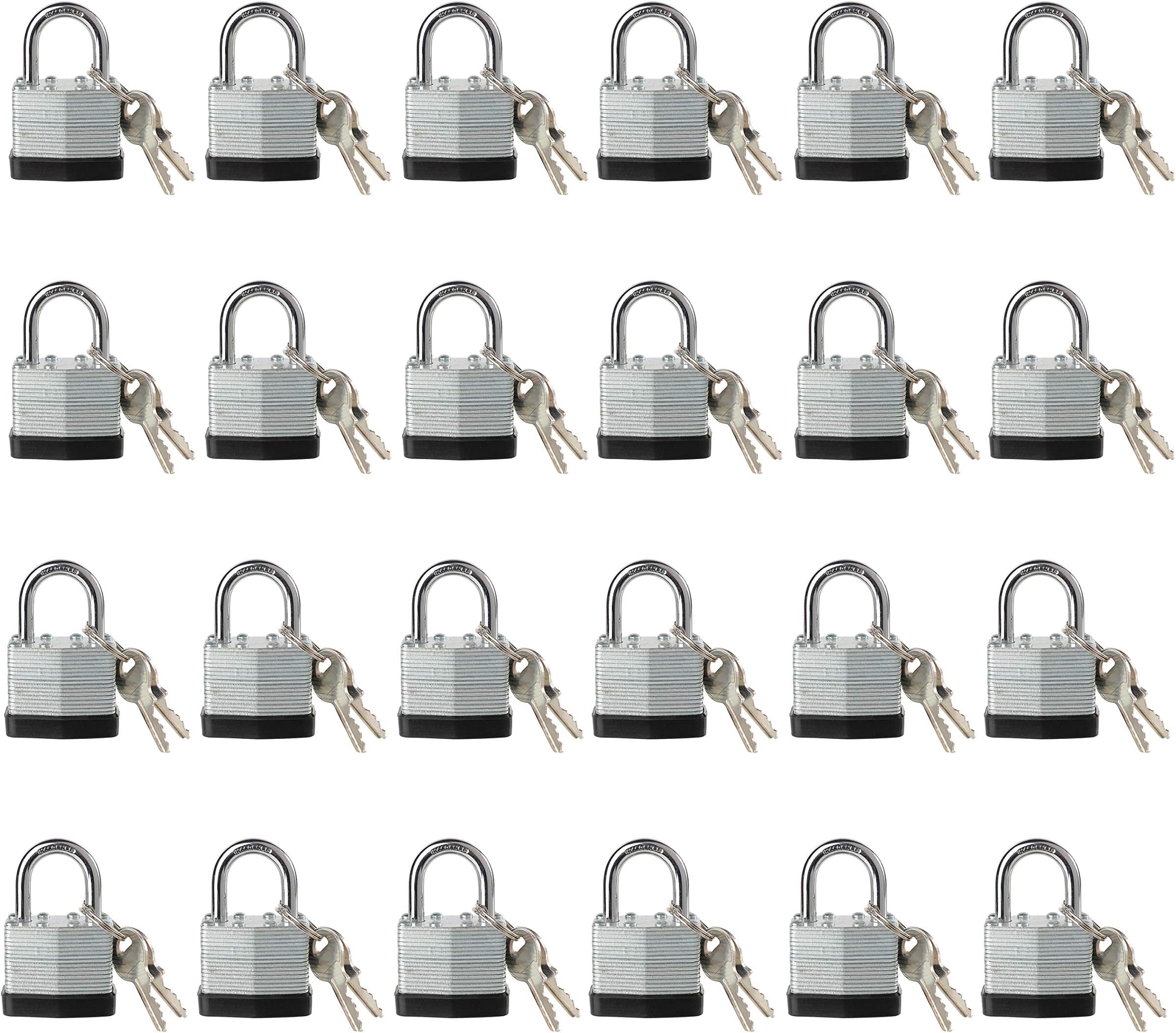 Amazon.com: Master Lock 3KA-3210 1-1/2" Laminated Keyed Alike Padlocks ...