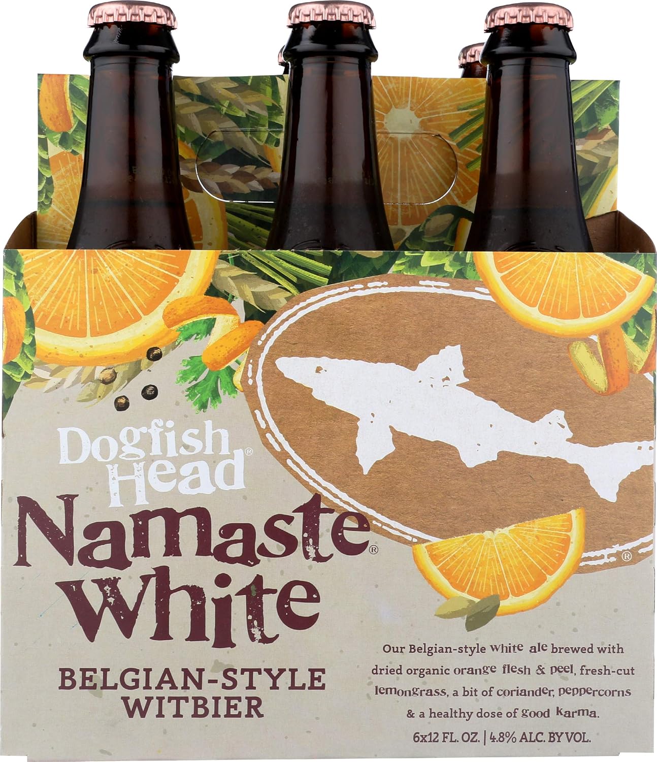 Amazon.com: Dogfish Head Brewery, Namaste, 6pk, 12 Fl Oz : Grocery ...