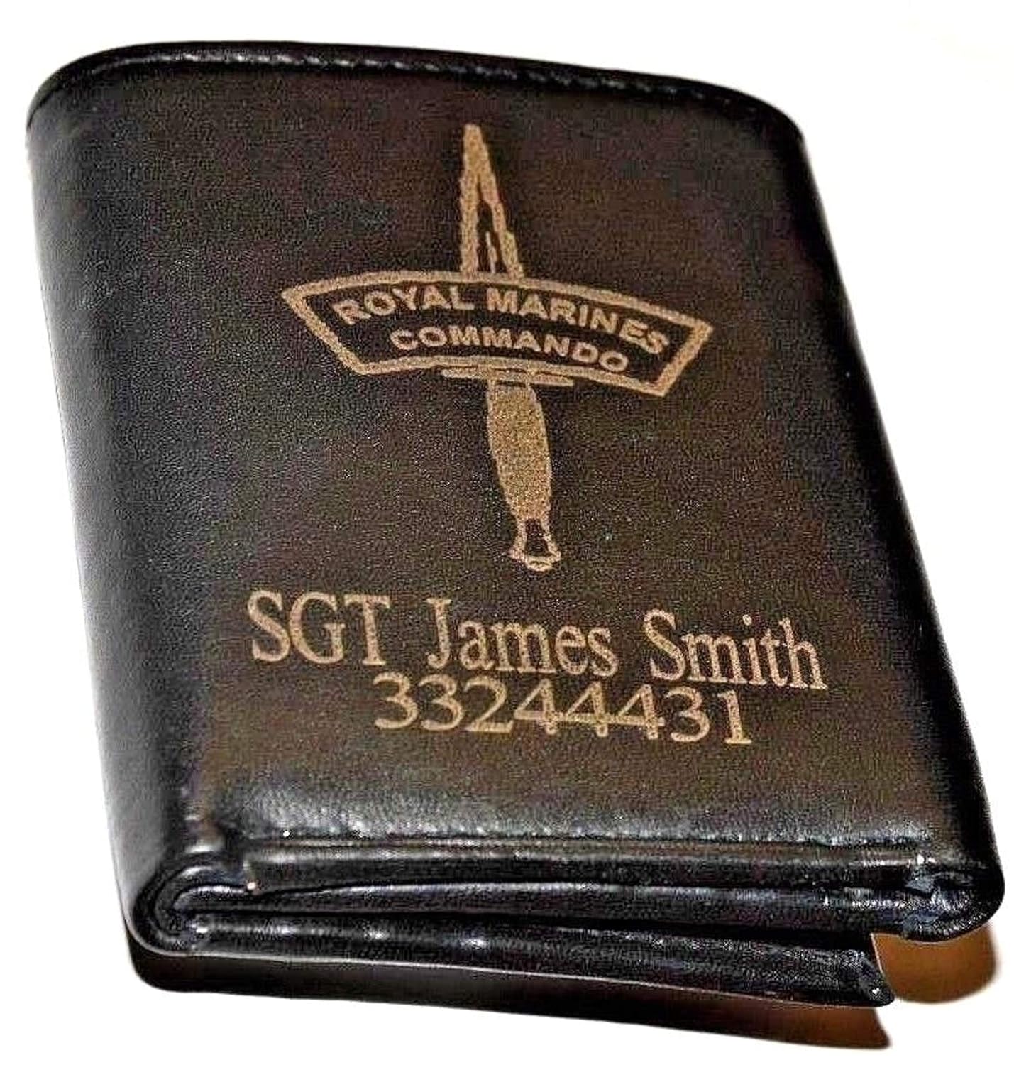 ROYAL MARINES COMMANDO ARMY WALLET PERSONALISED GIFT ENGRAVED WITH ANY ...