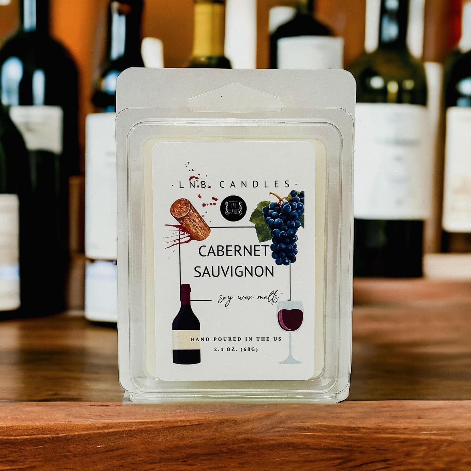 Amazon.com: 3 Pack Wine Scent Made in USA Fragrance Wax Melts Tarts ...