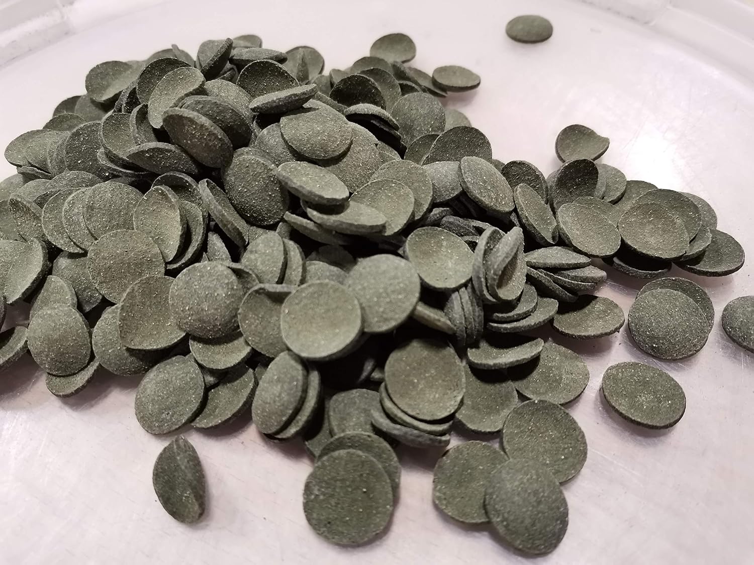 (1kg) Super Aquarium Fish Food 14% Spirulina, Algae Wafers & Tablets ...