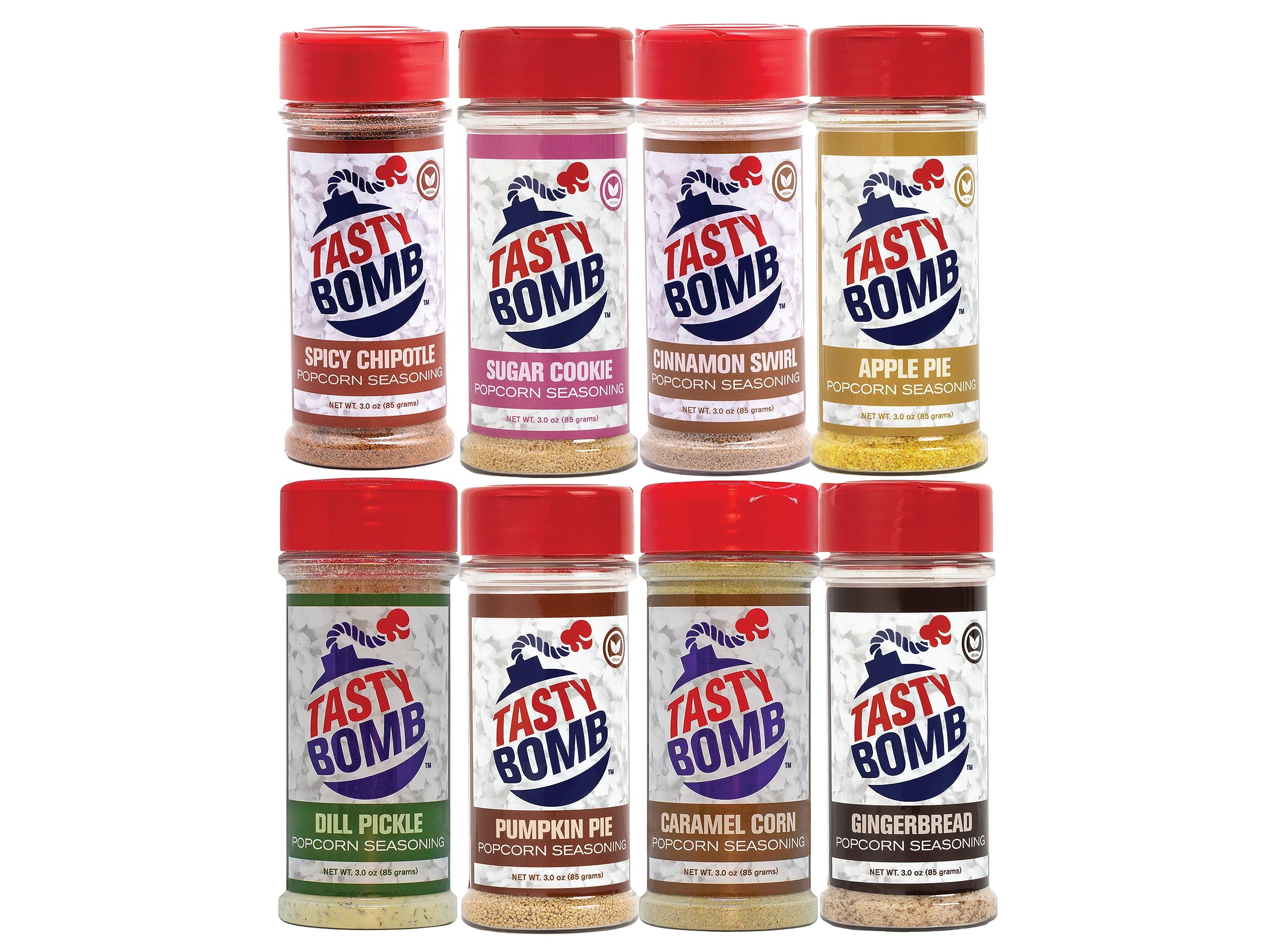 Amazon.com : Vegan Popcorn Seasoning -8 Pack : Grocery & Gourmet Food