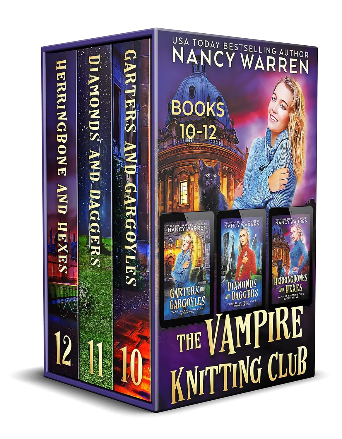 Vampire Knitting Club Boxed Set Books 10-12: Paranormal Cozy Mystery ...