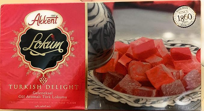 Amazon.com : Turkish Delight, Candy Locum Rose Flavor, 16 oz : Grocery ...