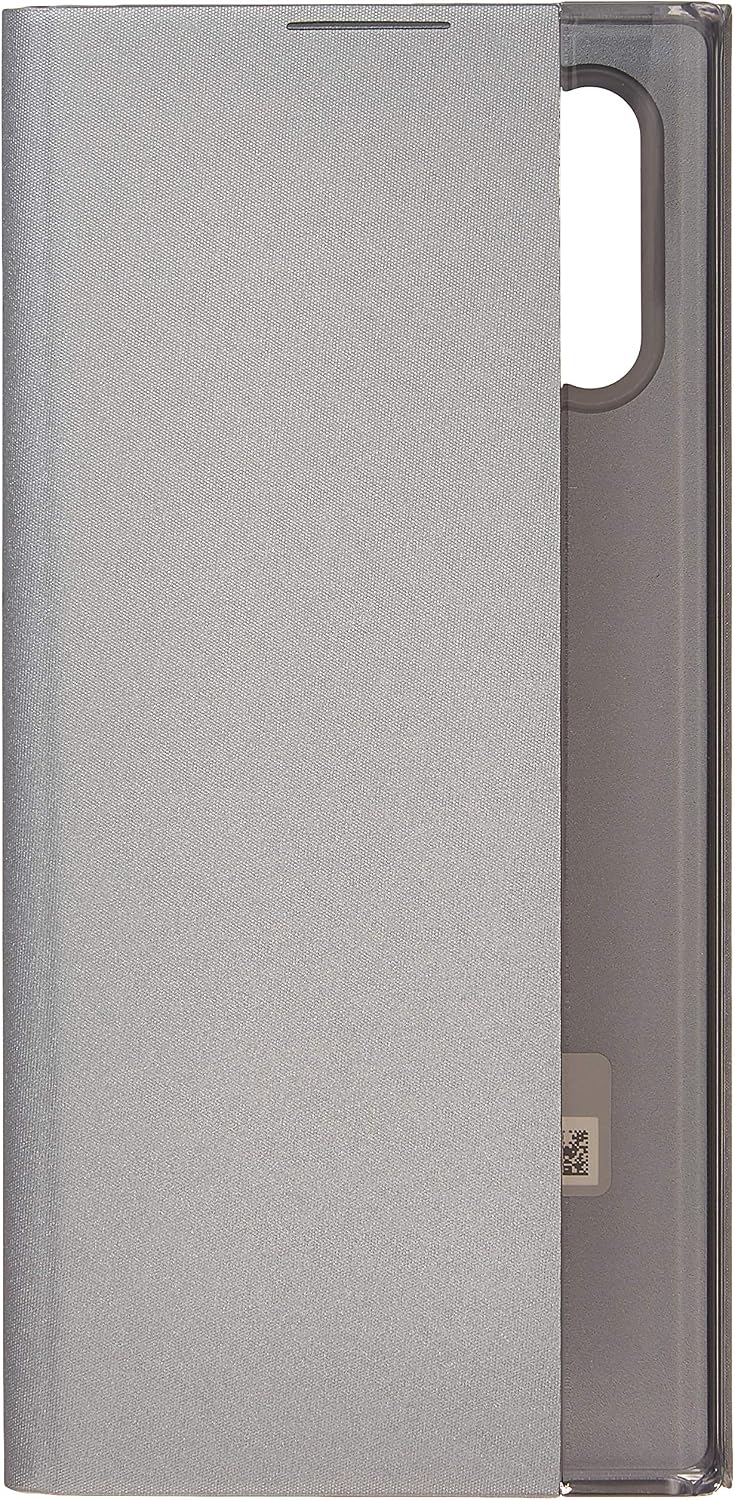 Samsung Original Galaxy Note 10+ Clear View Cover Case - Silver ...