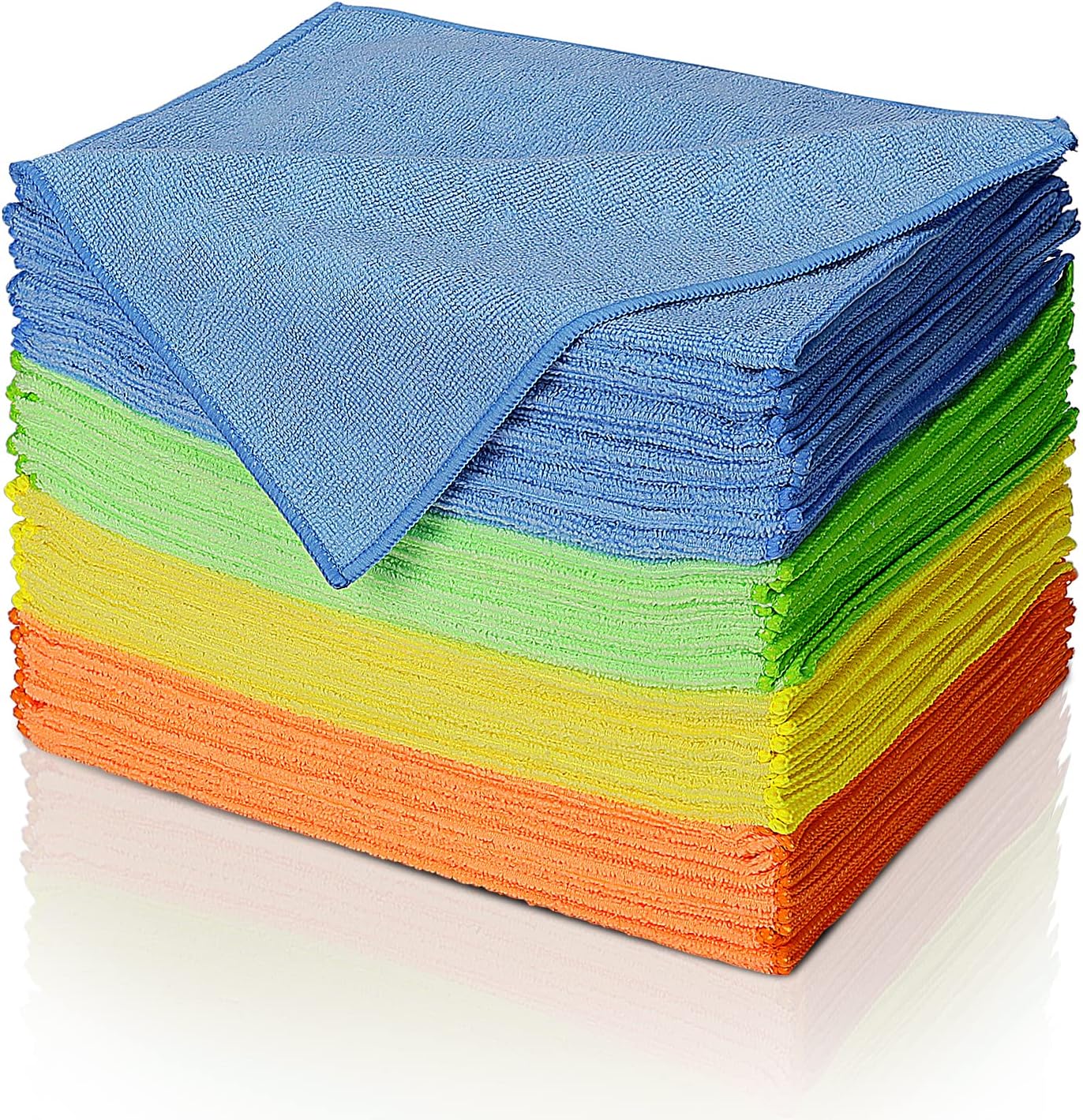 Masthome Cleaning Cloth Pack of 48, Lint Free Microfibre Cleaning ...