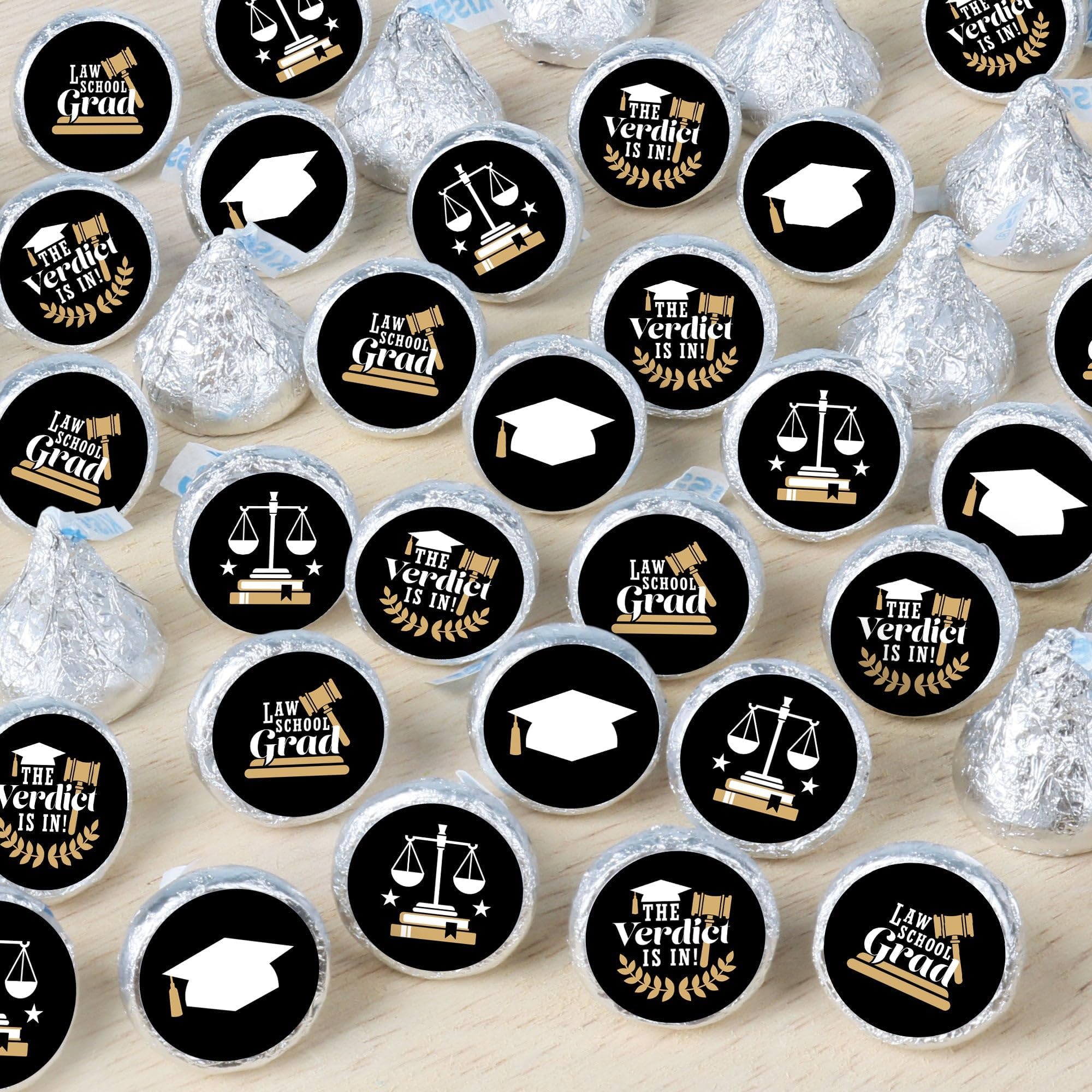 Amazon.com: Big Dot of Happiness Law School Grad - Future Lawyer ...