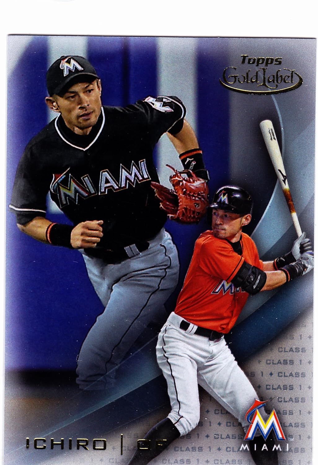 Amazon.com: 2016 TOPPS GOLD LABEL ICHIRO CARD NEW TEAM MARLINS : Sports ...