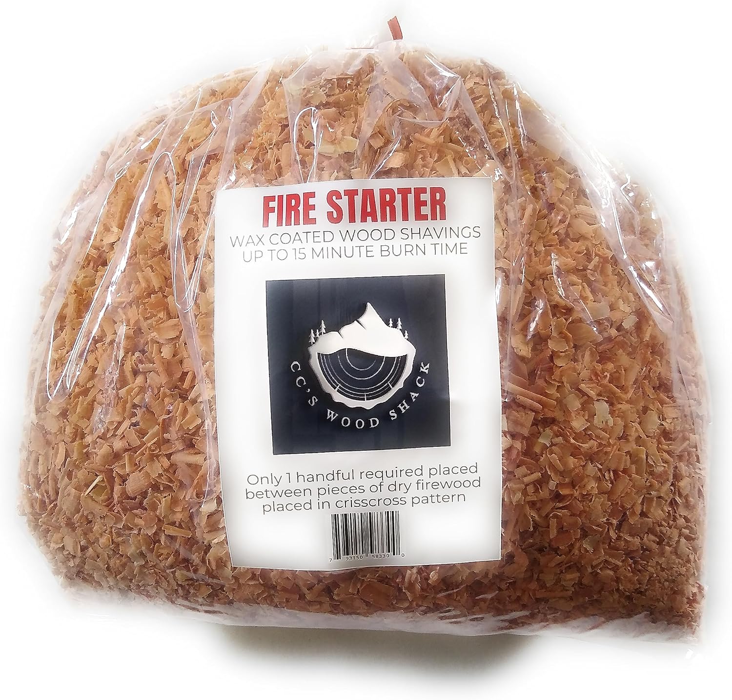 Amazon.com: CC's Wood Shack Fire Starter (2 LB Bag) : Sports & Outdoors