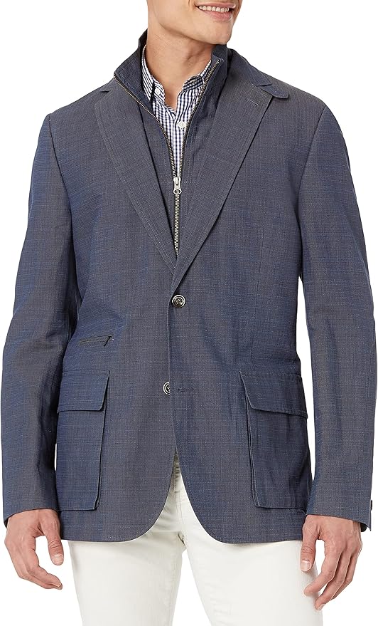 Kroon Men's Commodore Jacket, Charcoal, 40 Long at Amazon Men’s ...