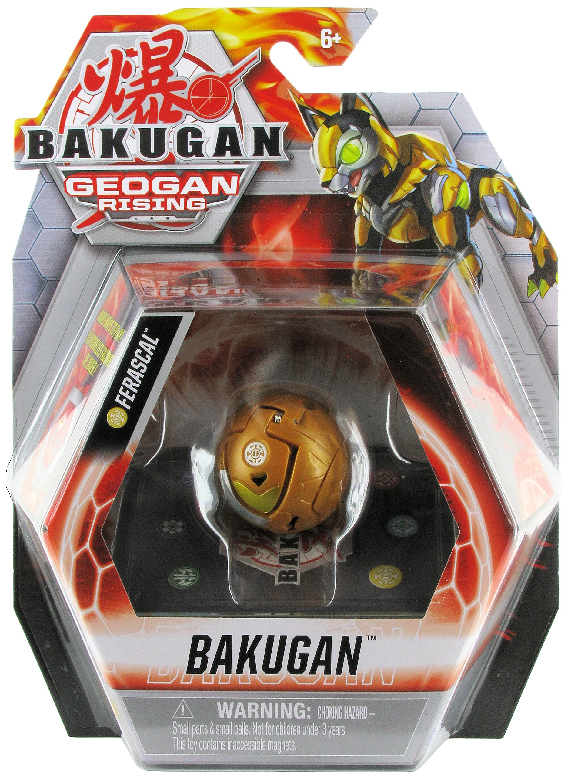 Buy Bakugan Geogan Rising 2021 Aurelus Ferascal 2-inch Core Collectible ...