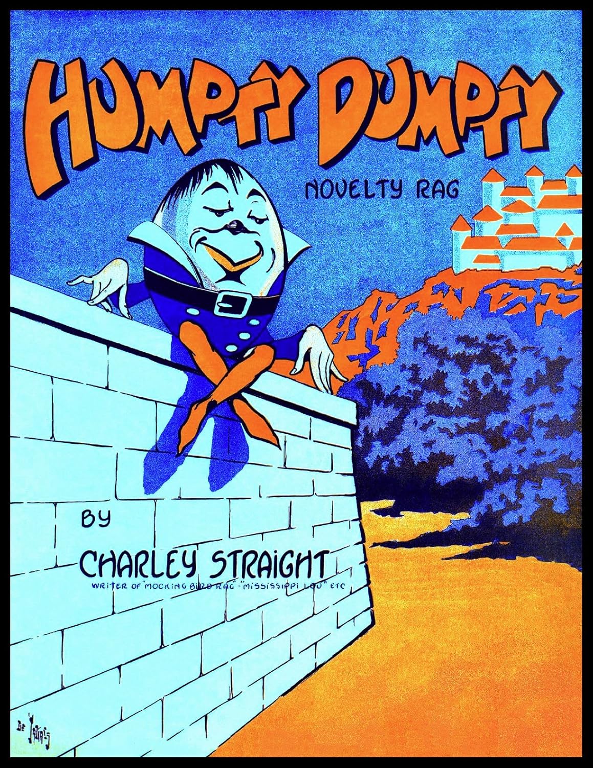 Humpty Dumpty - A Novelty Rag - Piano Solo: Charley Straight: Amazon ...