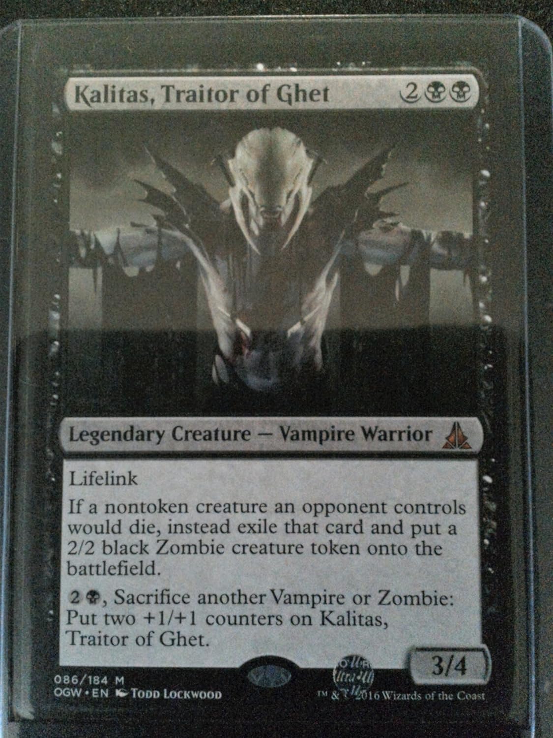 Amazon.com: Magic: the Gathering - Kalitas, Traitor of Ghet (086/184 ...