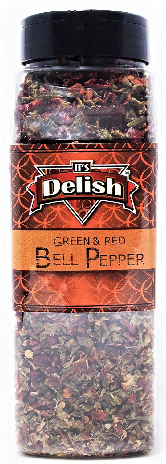 Amazon.com: Dehydrated Dried Red and Green Bell Peppers Mix by It's ...
