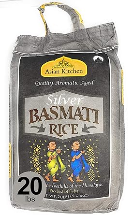 Amazon.com : Asian Kitchen Silver White Basmati Rice Extra Long Aged ...