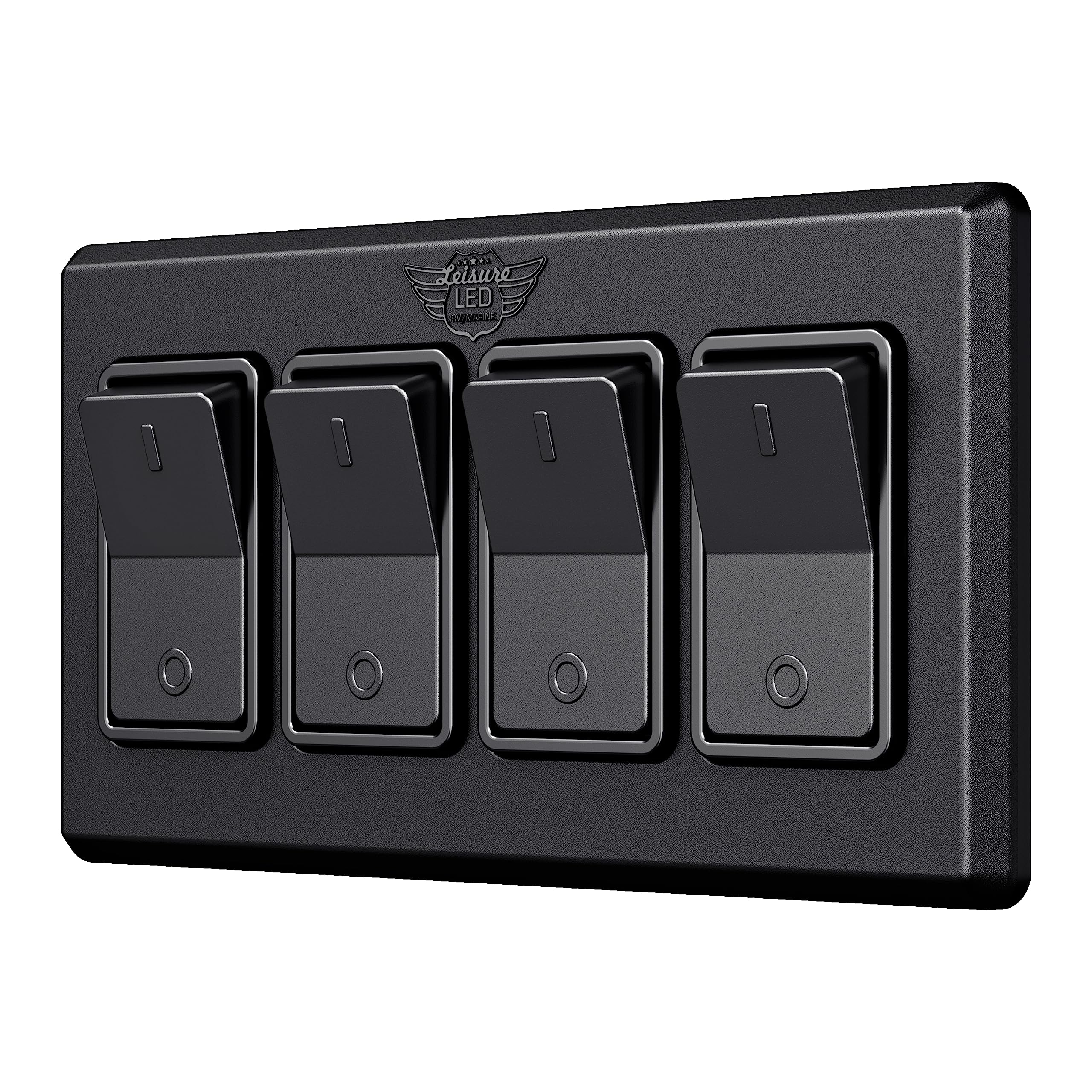 Amazon.com: Leisure LED Modern Quadruple SPST On-Off Switch with Bezel ...