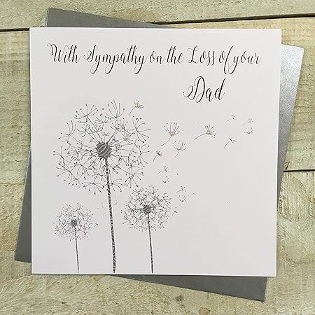 Sympathy Handmade Card - Loss of Dad - by WHITE COTTON CARDS DT174-D ...