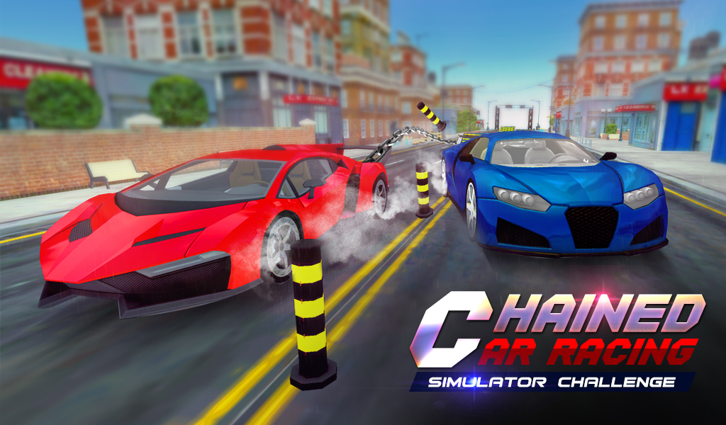 Chained Cars Racing Rivals Simulator: Impossible Ramp Stunts Chain ...