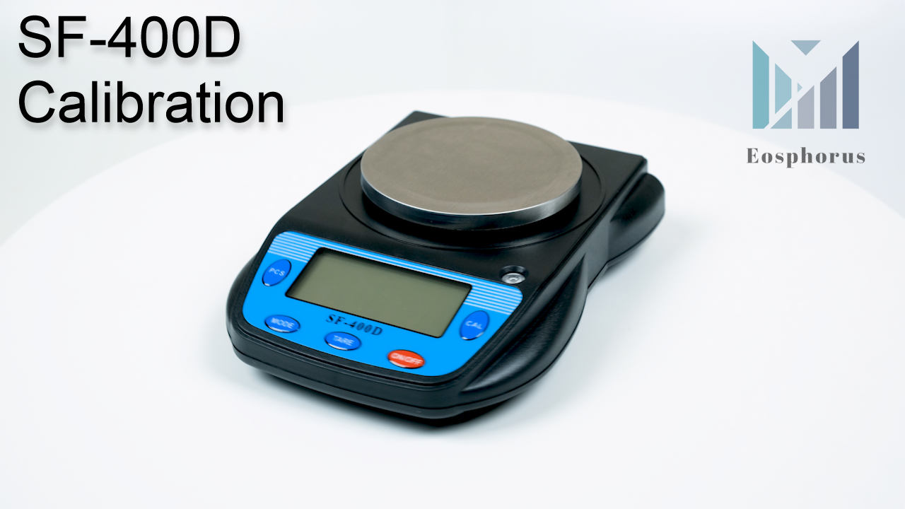 Watch Scale SF-400D - Calibration on Amazon Live