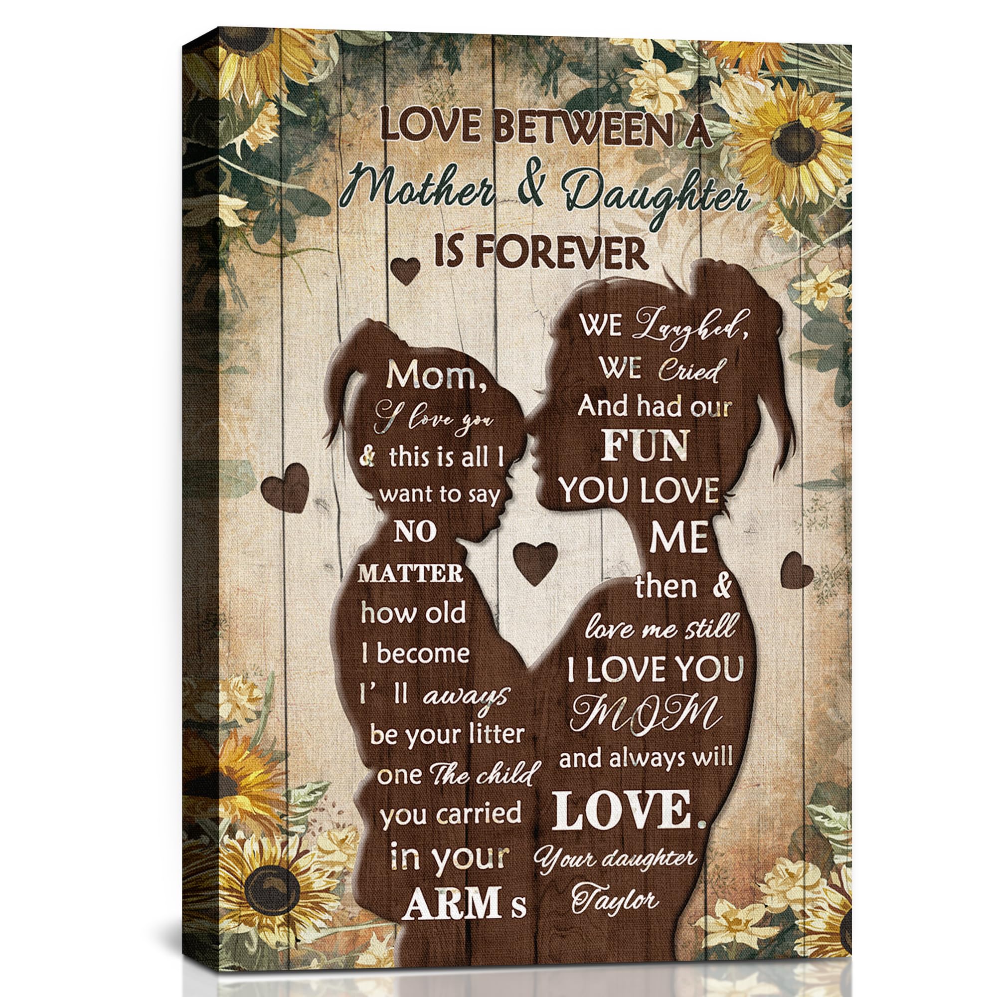 Amazon.com: Hetano Personalized Mothers Day Gifts for Mom from Daughter ...