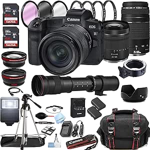 Amazon.com: Canon EOS R Mirrorless Digital Camera with RF 24-105mm f/4 ...
